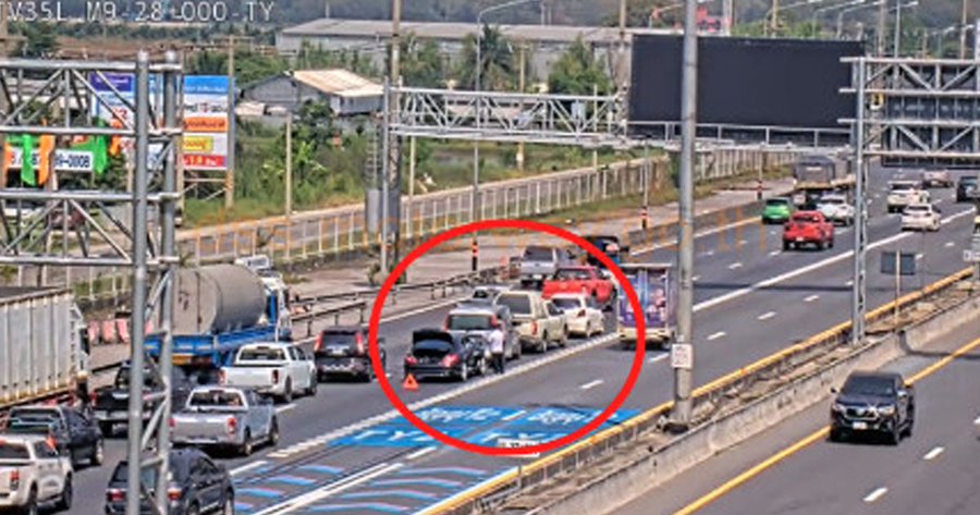 อุบัติเหตุ ถนนวงแหวนตะวันออก (ทล.9) ขาออก : Longdo Traffic